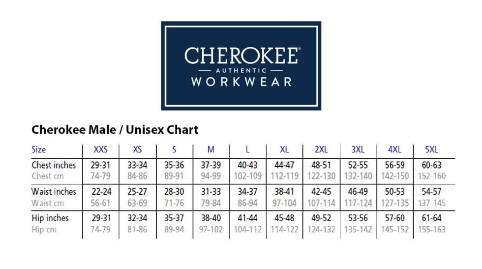 Size Guides - Workwear Online