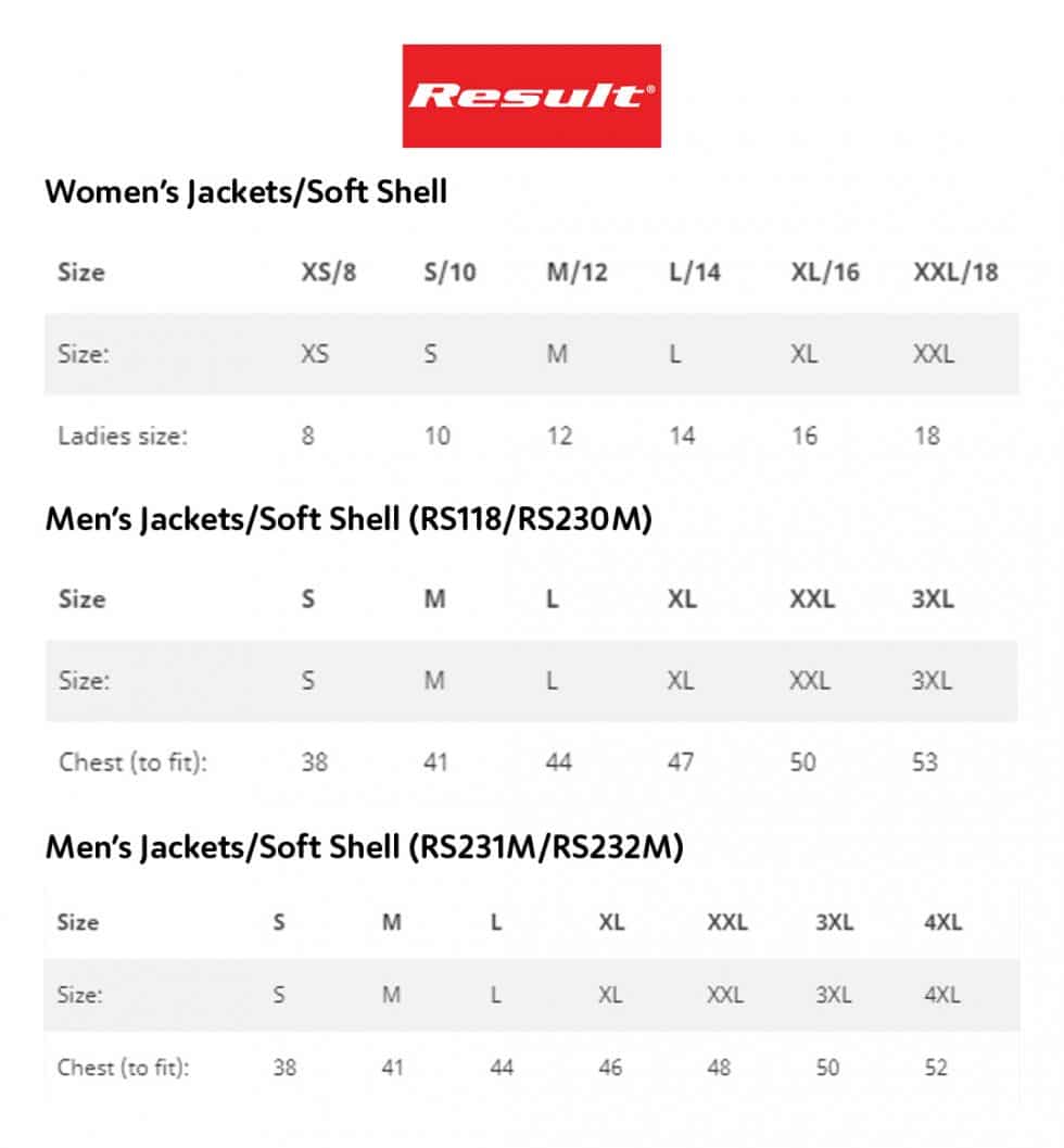 RS231M Result Core Printable Soft Shell Jacket - Workwear Online